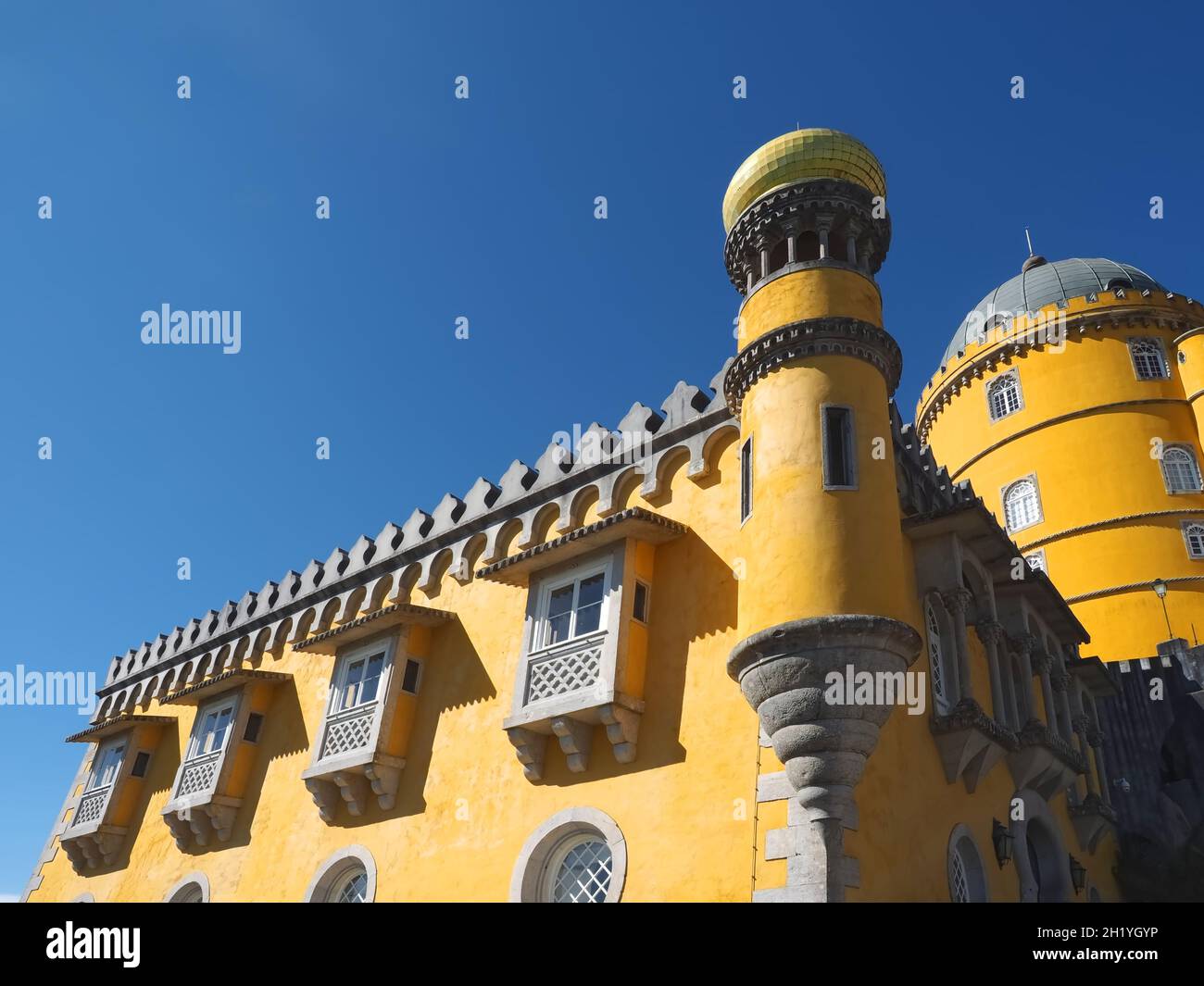 Colorful Pena palace in Sintra in Portugal Stock Photo - Alamy