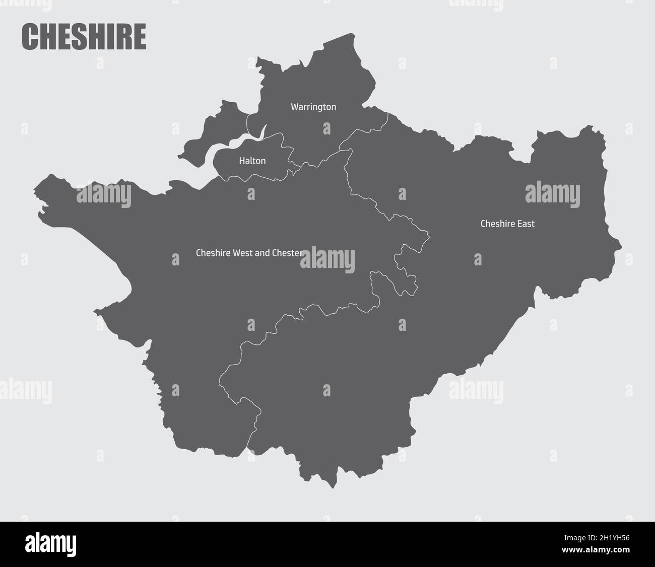 Map of chester england Stock Vector Images - Alamy