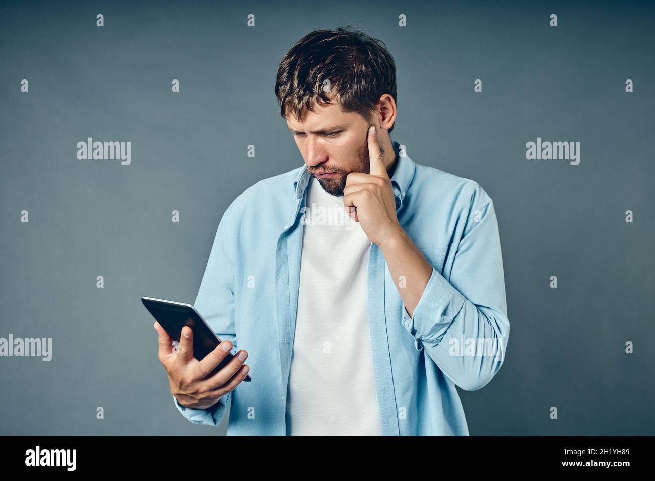 Brooding male hi-res stock photography and images - Alamy