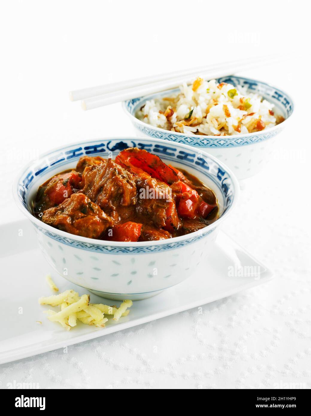 Beef rendang rice hi-res stock photography and images - Alamy