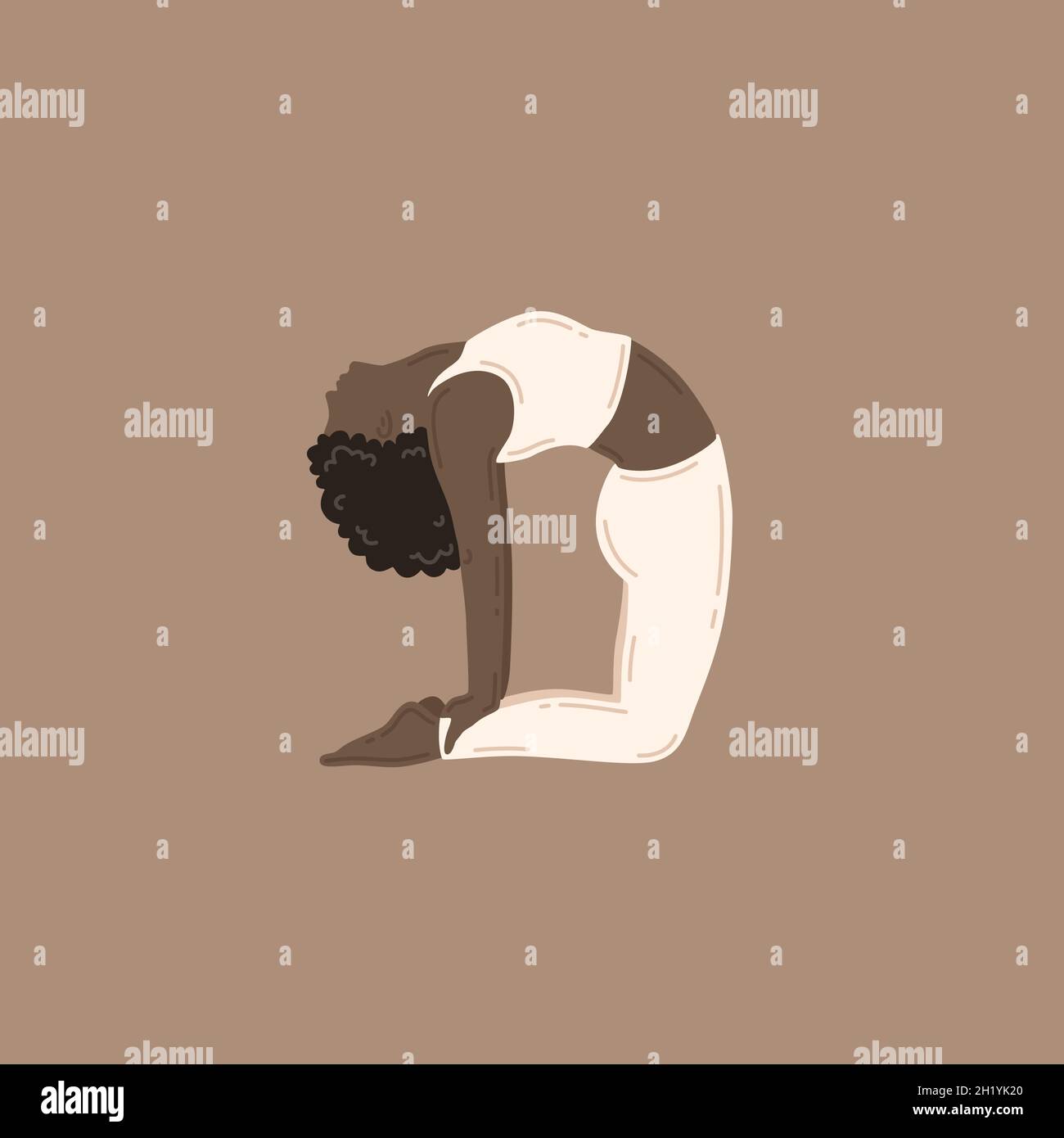 Camel asana Stock Vector Images - Alamy