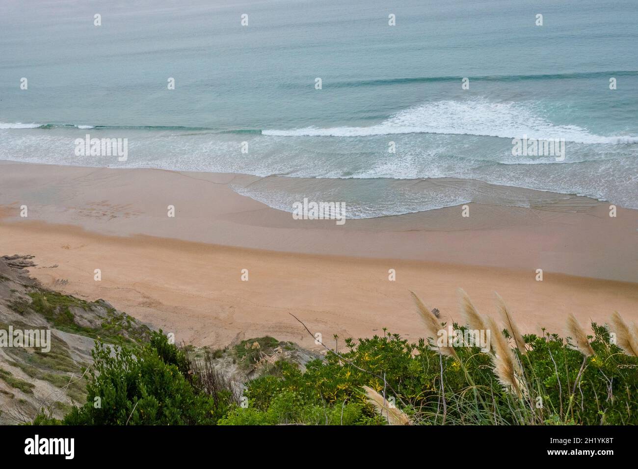The main beach of Bidart - plage centrale or grande place - is a ...