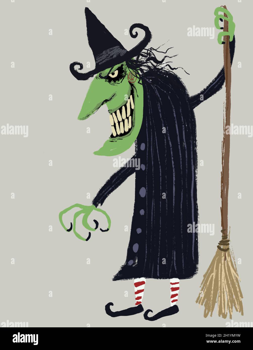 Witch evil scary ugly hi-res stock photography and images - Alamy
