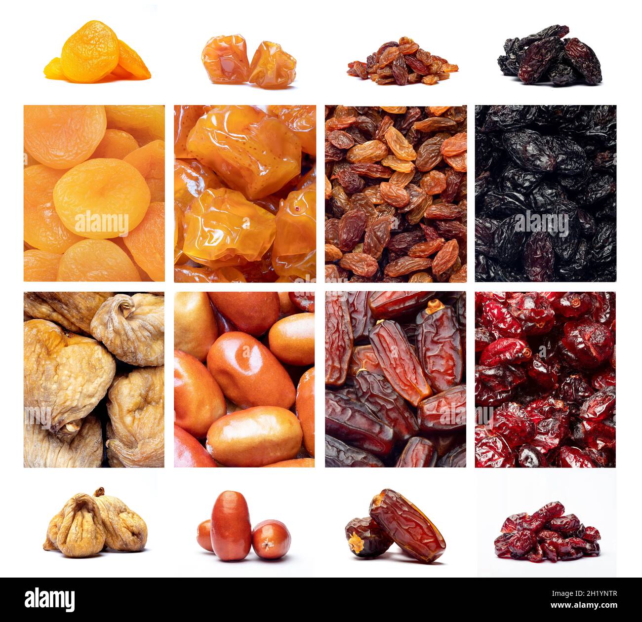 Assortment different fruits set Cut Out Stock Images & Pictures - Alamy