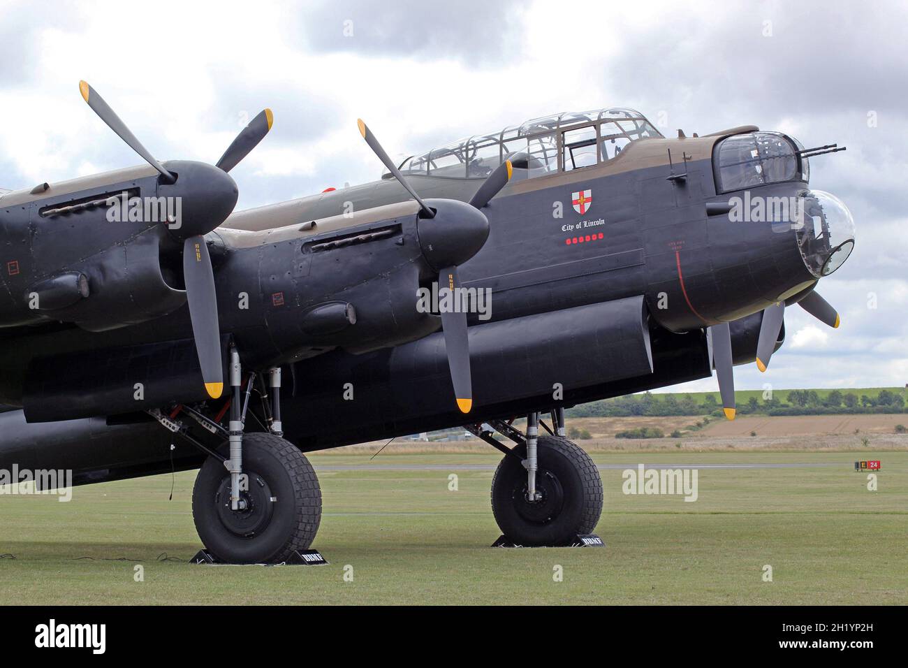 The Battle of Britain Memorial Flight, Avro Lancaster Bomber, Merlin ...