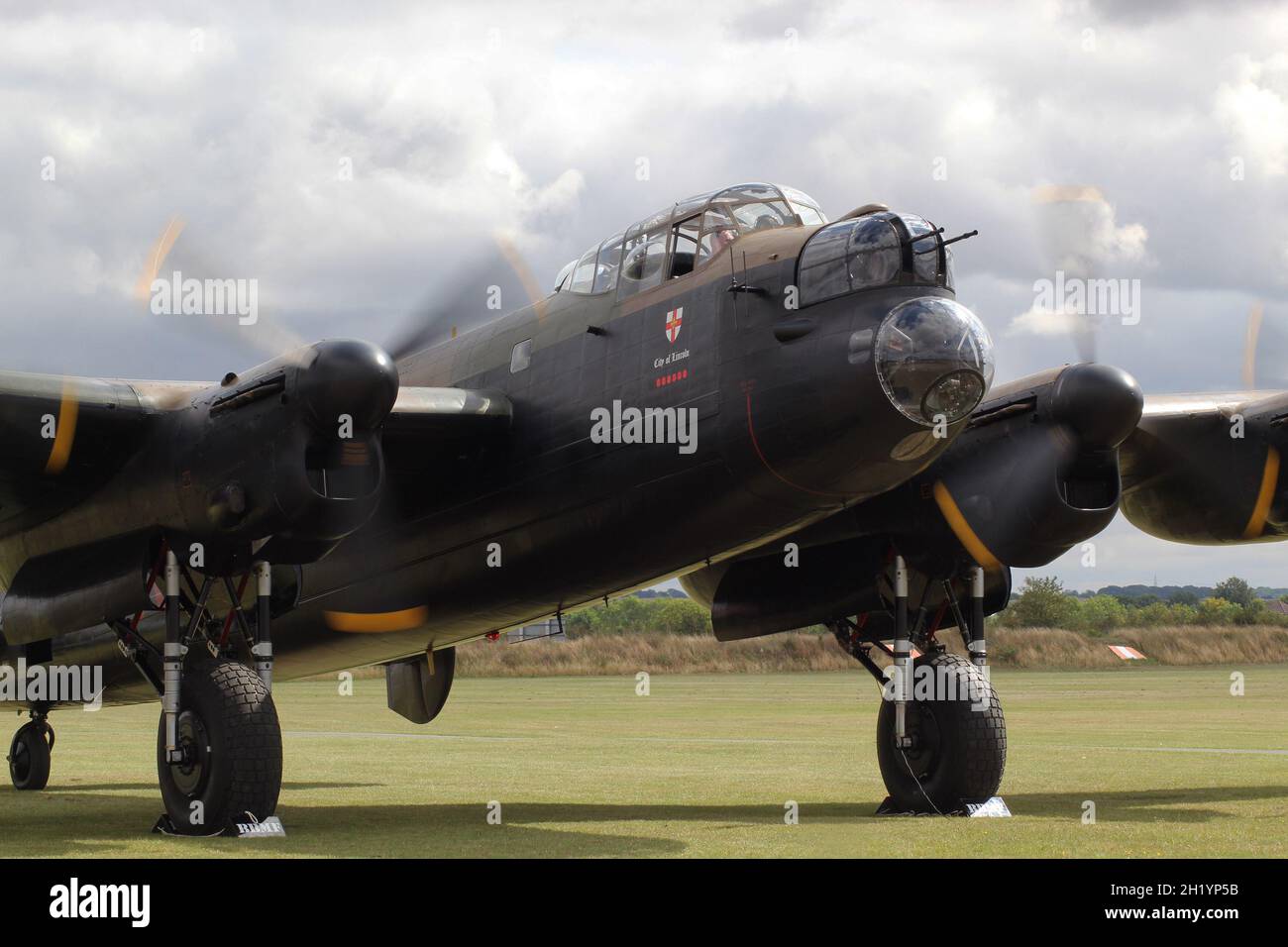 The Battle of Britain Memorial Flight, Avro Lancaster Bomber, Merlin ...