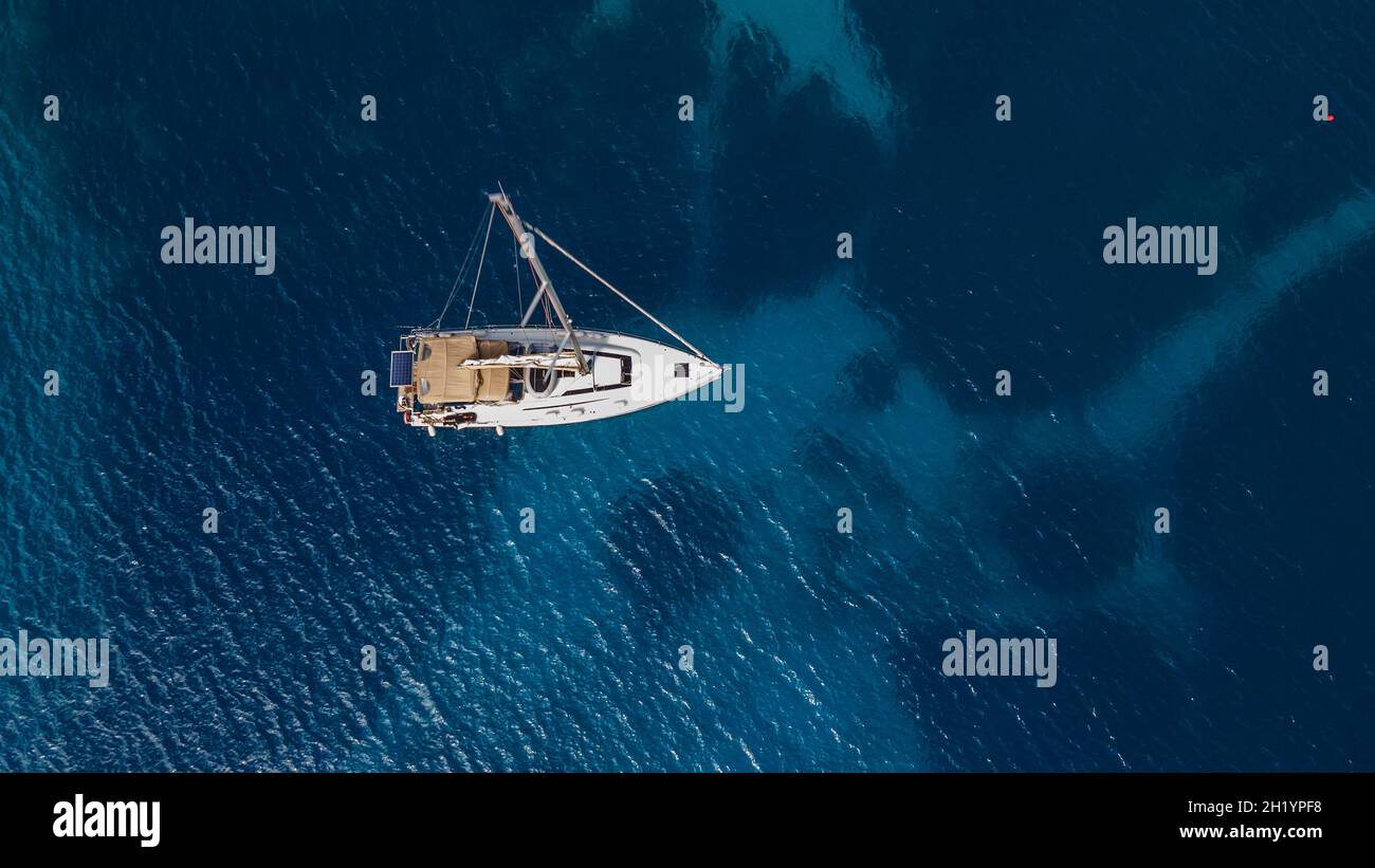 Alimia beach at the southwest end of Iraklia island in Greece Stock ...