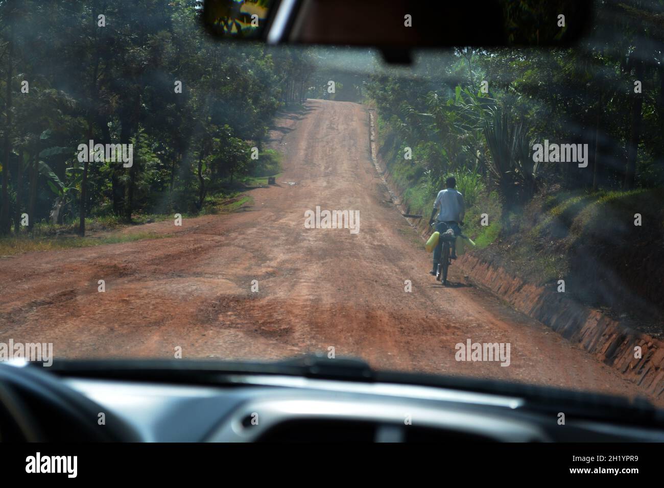 Road traffic in rural areas in Rwanda, East Africa Stock Photo - Alamy