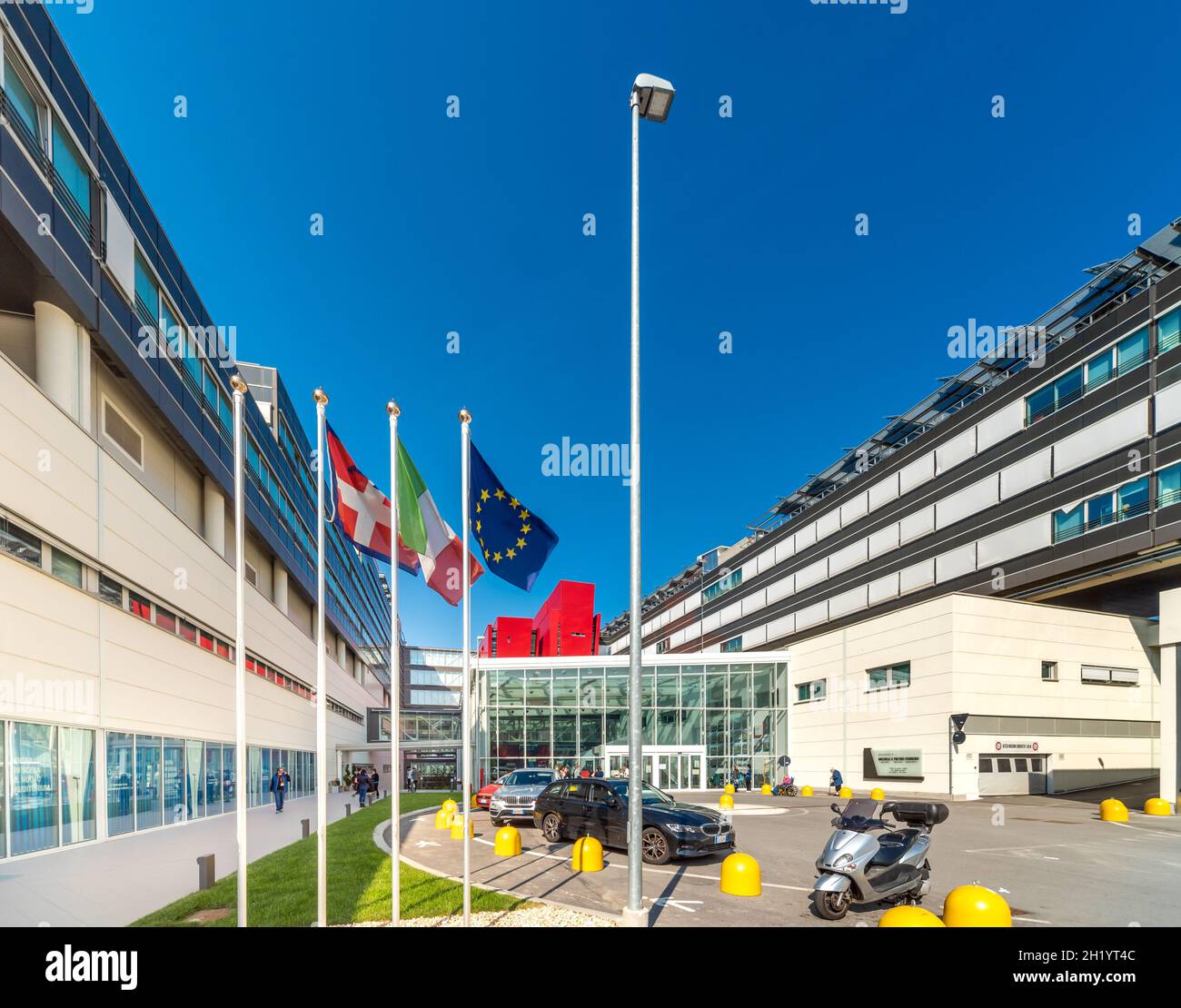 Verduno, Alba, Piedmont, Italy - October 12, 2021: main entrance ...