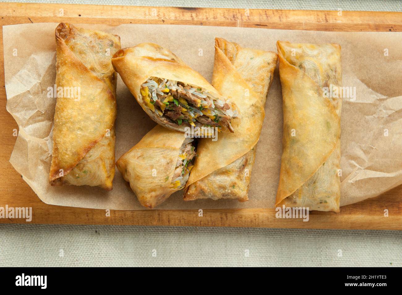 Stuffed filo pastries Stock Photo - Alamy
