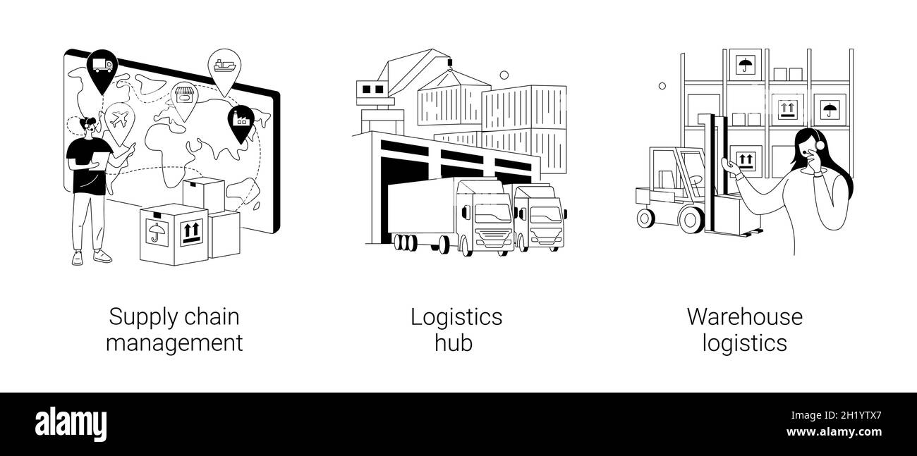 Goods Transportation And Storage Abstract Concept Vector Illustrations Stock Vector Image And Art