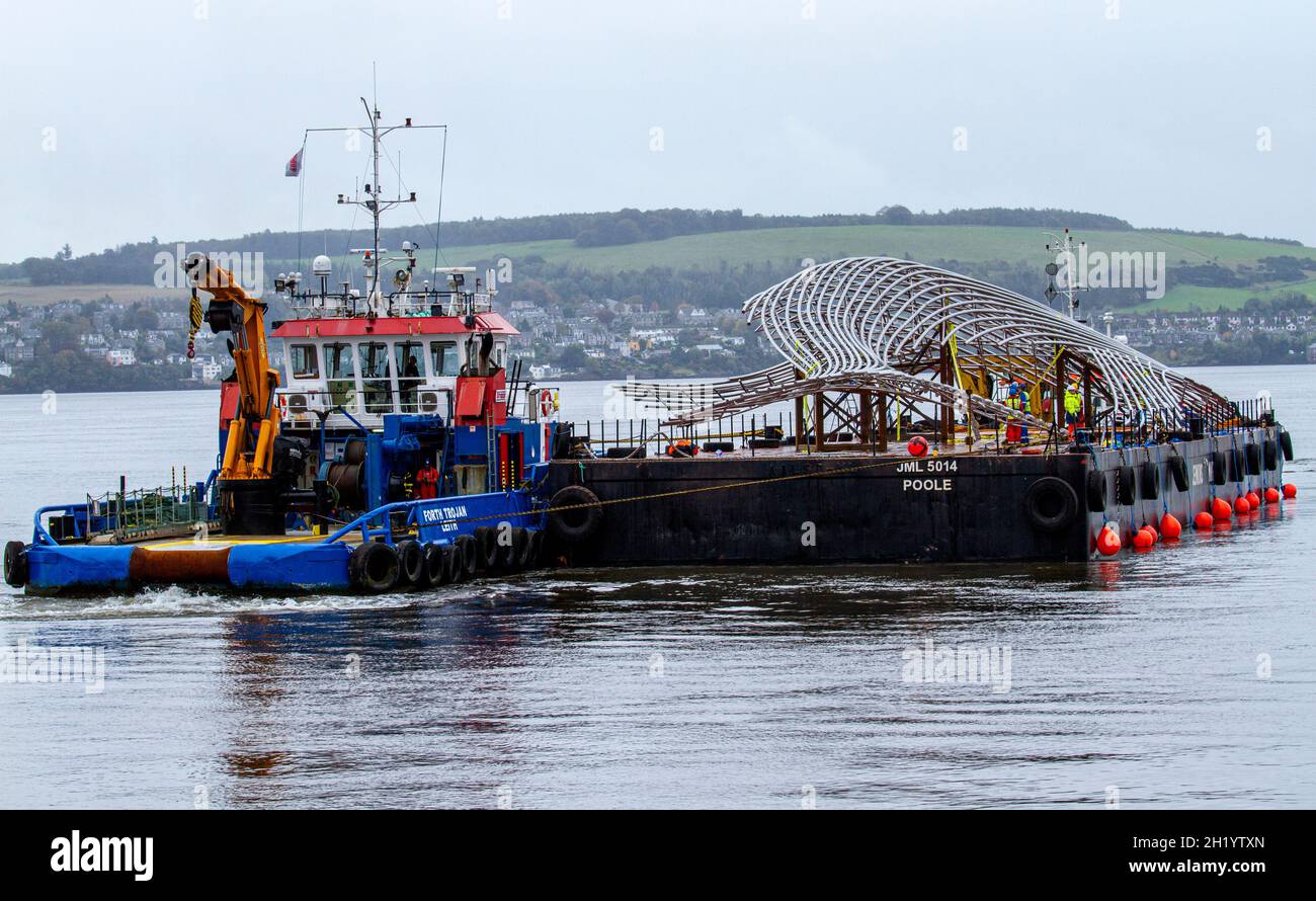 Dundee, Tayside, Scotland, UK. 19th Oct, 2021. UK News: The Giant £1m ...