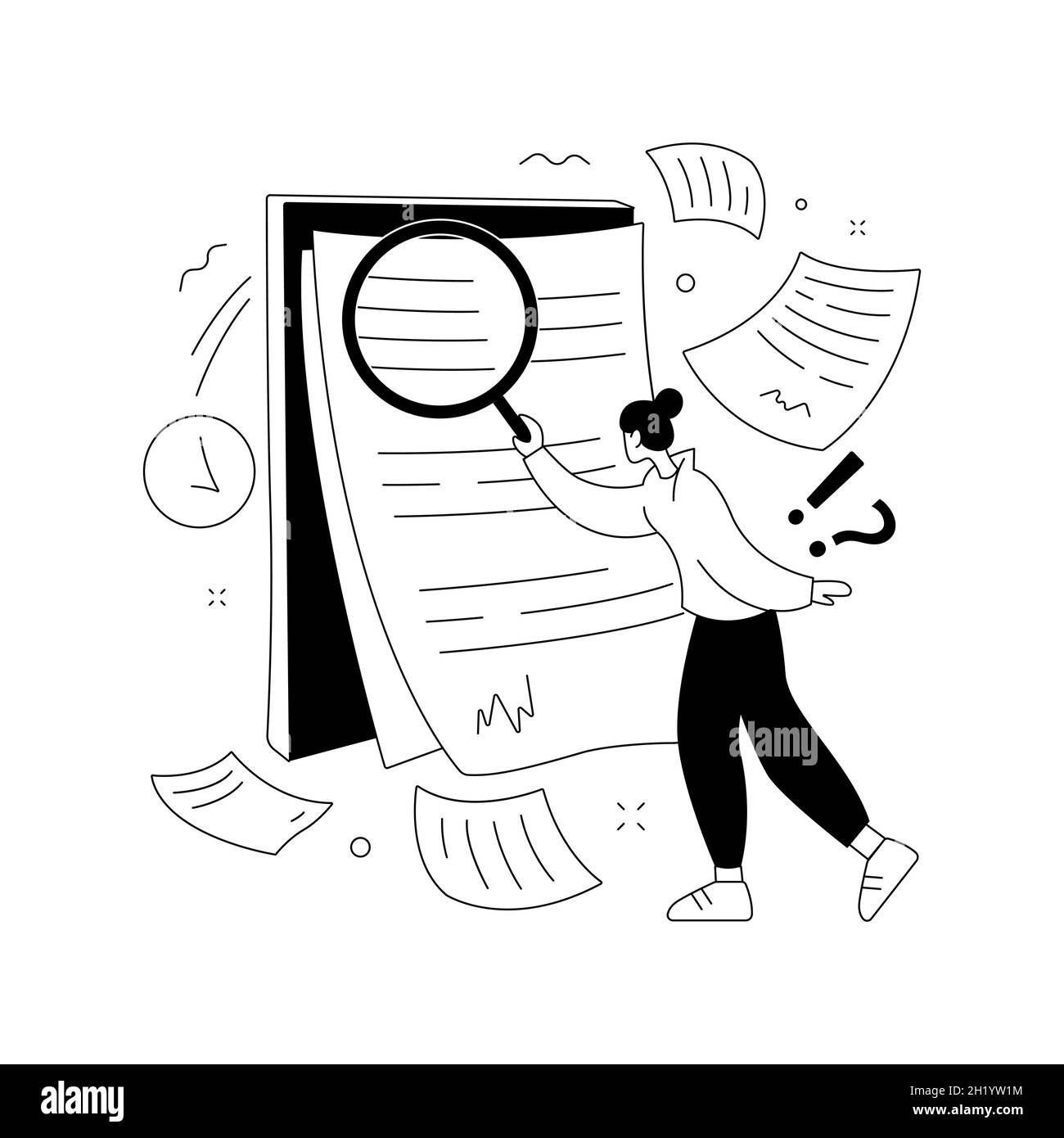 Terms and conditions abstract concept vector illustration Stock Vector ...