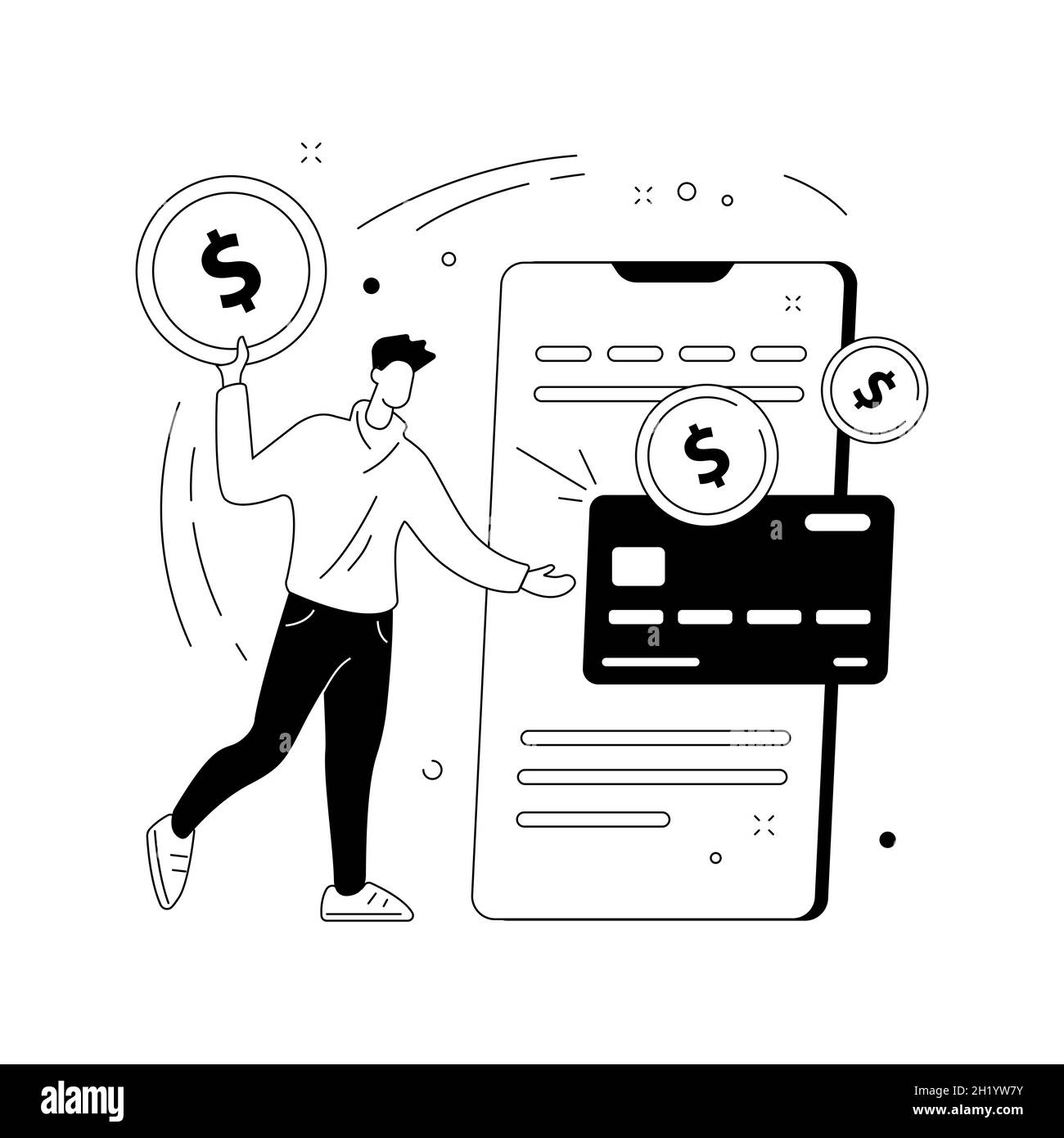 Fees and funding abstract concept vector illustration Stock Vector ...