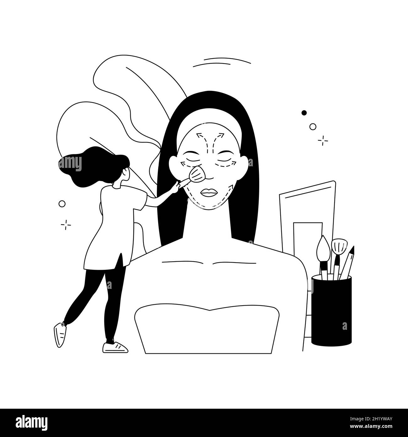 Cosmetology abstract concept vector illustration Stock Vector Image ...