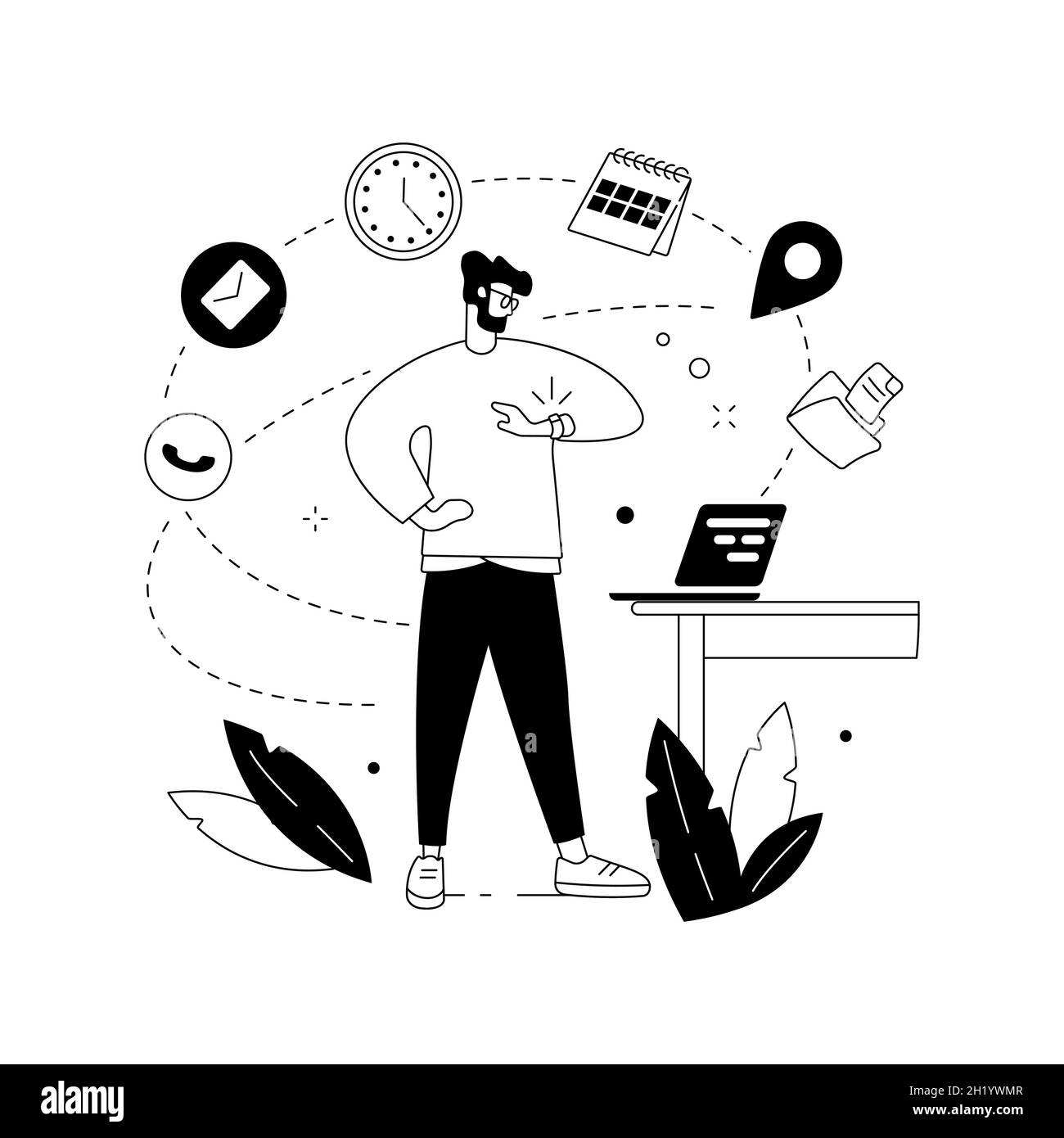 Executive jobs abstract concept vector illustration Stock Vector Image ...