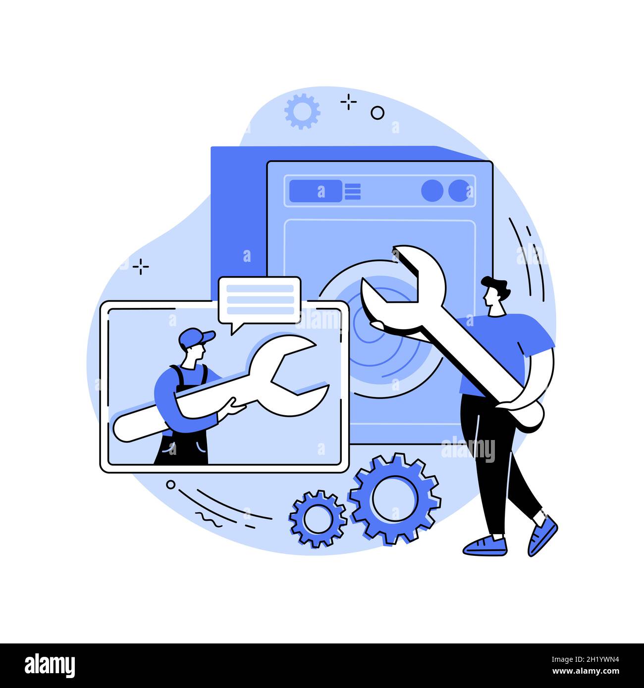 DIY repair abstract concept vector illustration Stock Vector Image ...