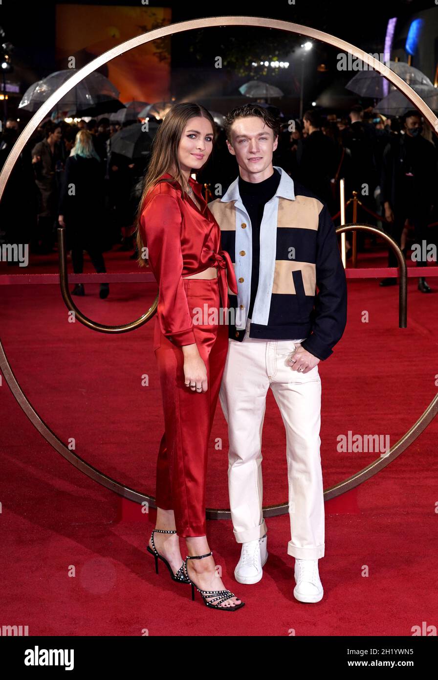 Gracie James (left) and Harrison Osterfield attend a special screening ...