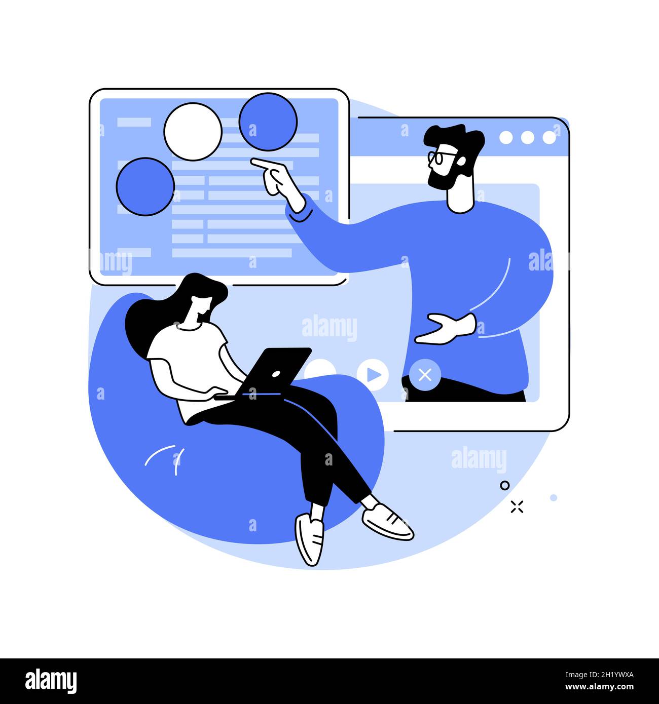 Skill development courses Stock Vector Images - Alamy