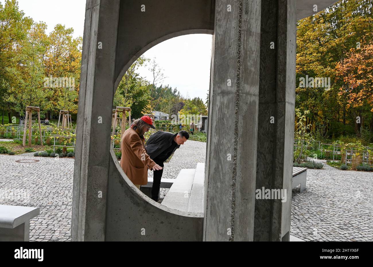Berlin, Germany. 19th Oct, 2021. The Jewish Garden is a new addition to ...
