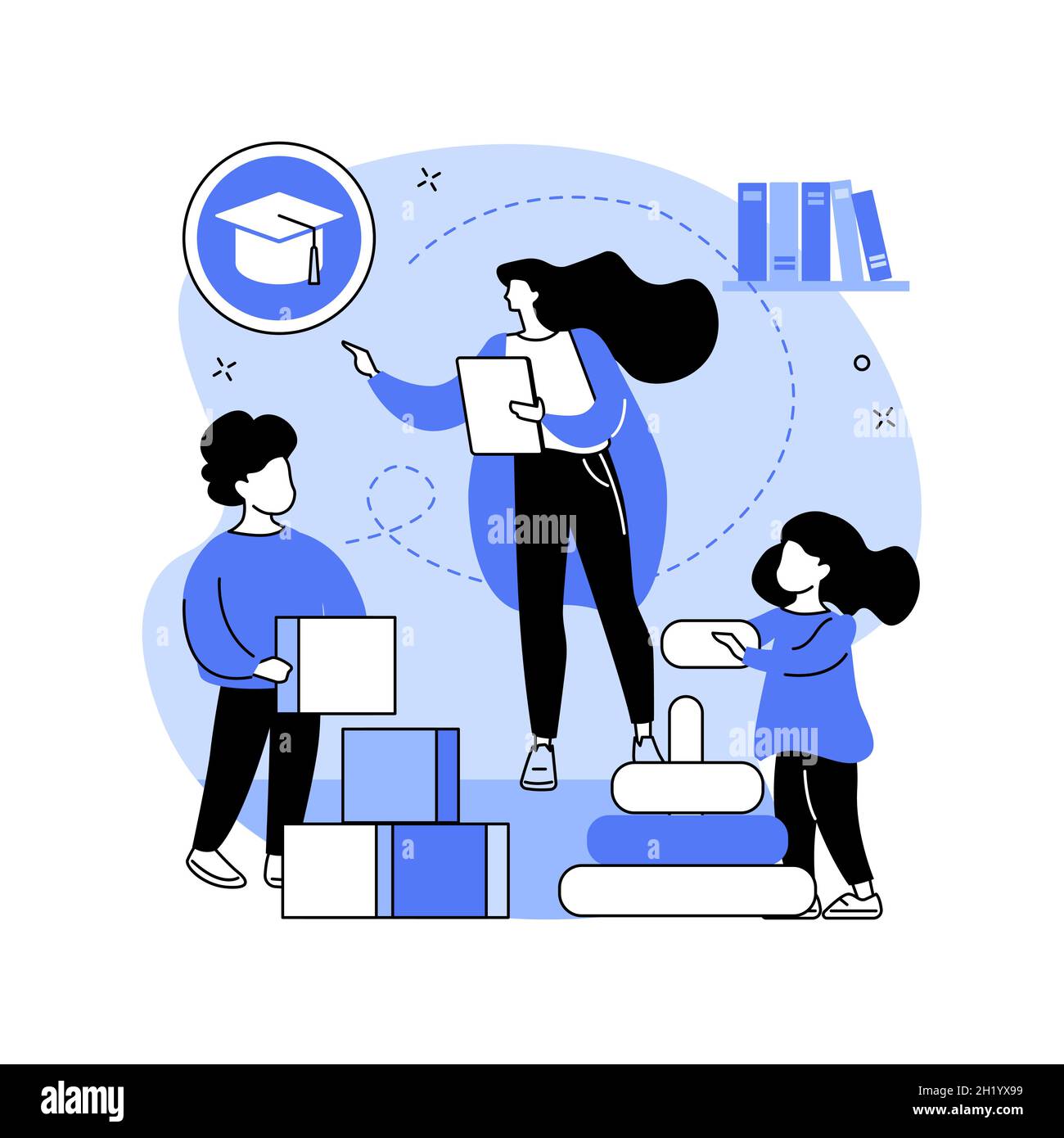 Children play early education Stock Vector Images - Alamy