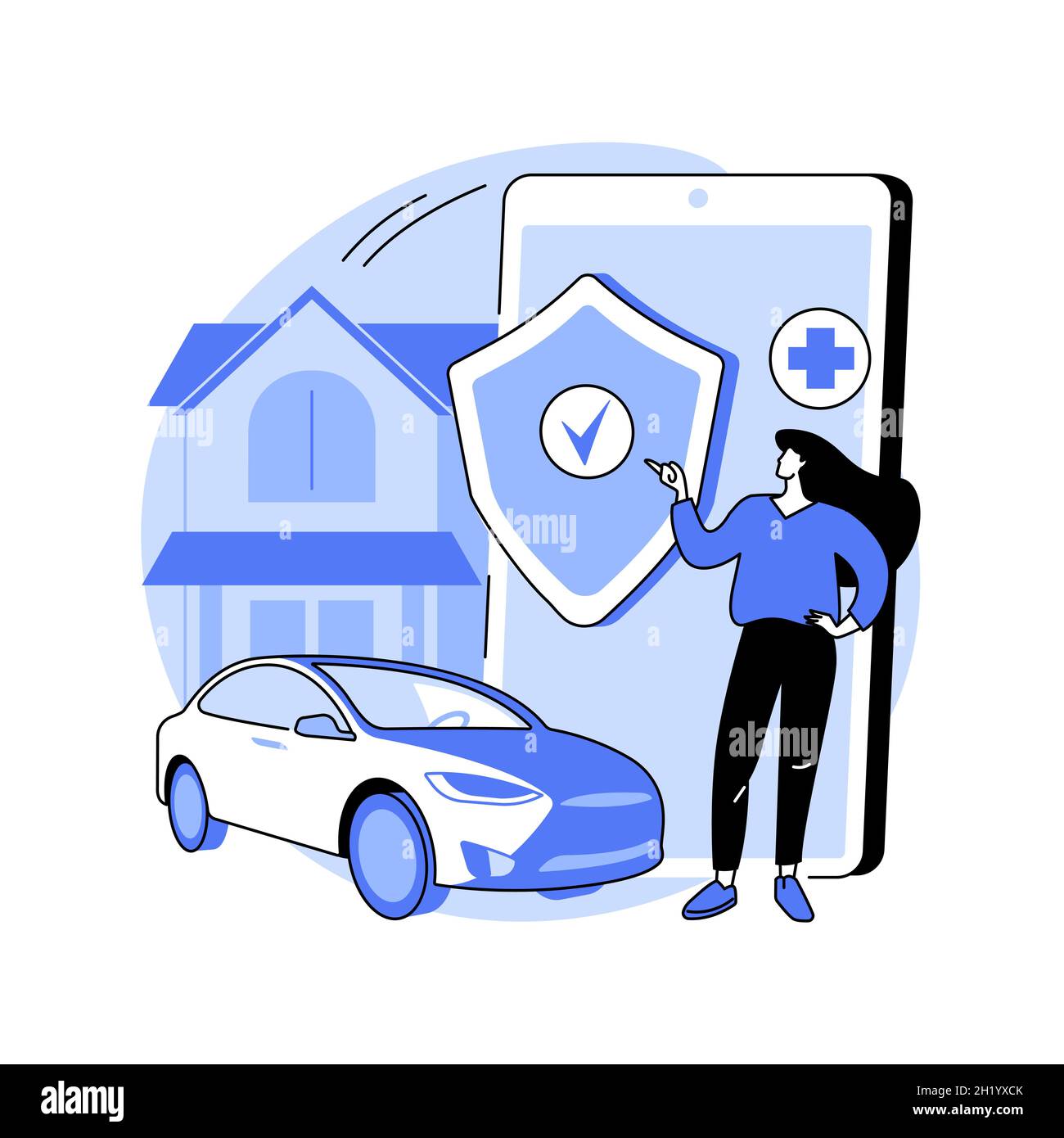 On-demand insurance abstract concept vector illustration Stock Vector ...