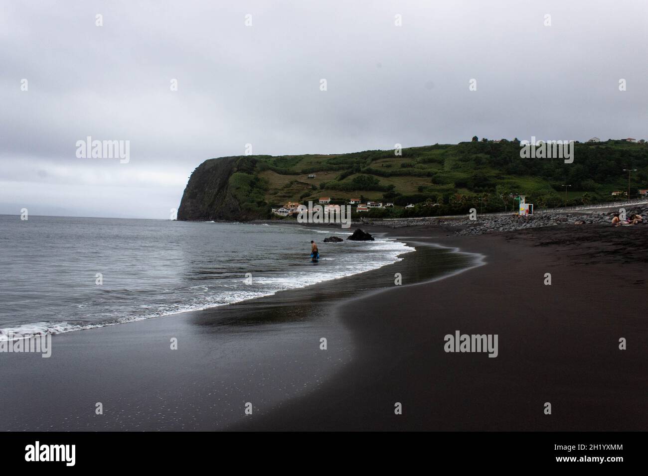 Black sand beach in azores hi-res stock photography and images - Alamy