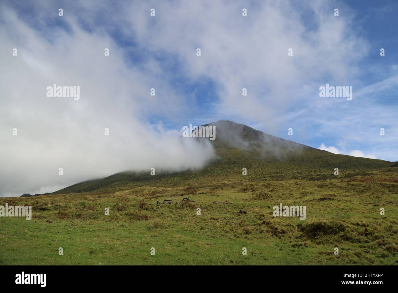 Pico volcano, Pico island, Azores Stock Photo - Alamy