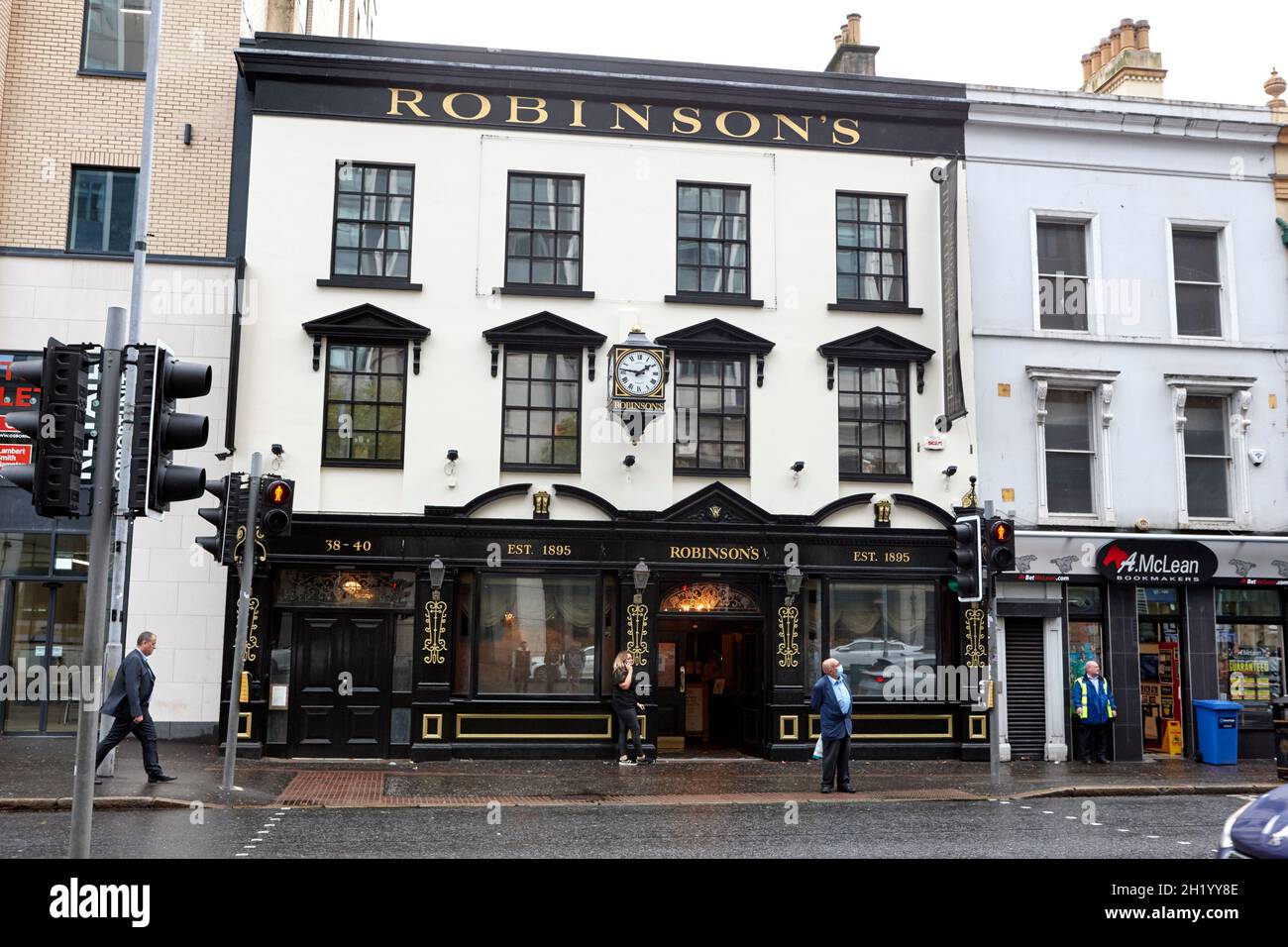 robinsons bar belfast northern ireland Stock Photo - Alamy