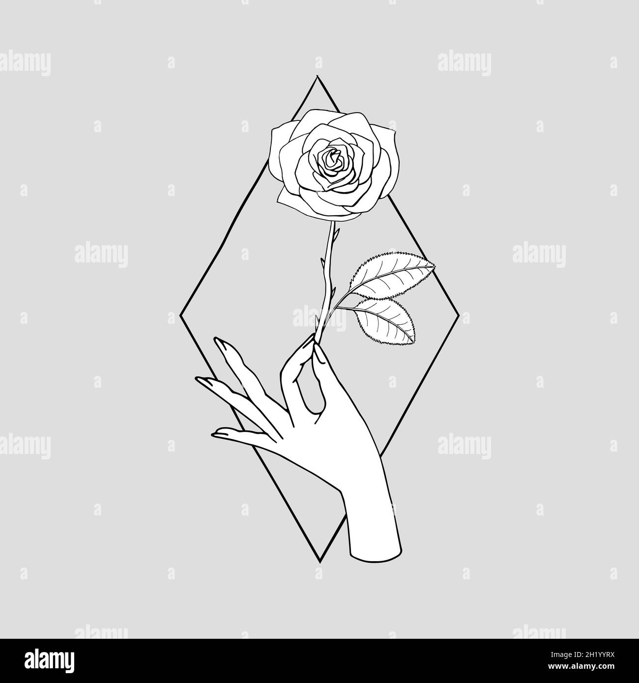 Purple diamond Black and White Stock Photos & Images - Alamy