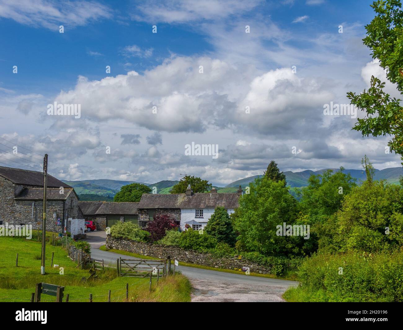 High Wray Farm, Windermere, Cumbria Stock Photo - Alamy
