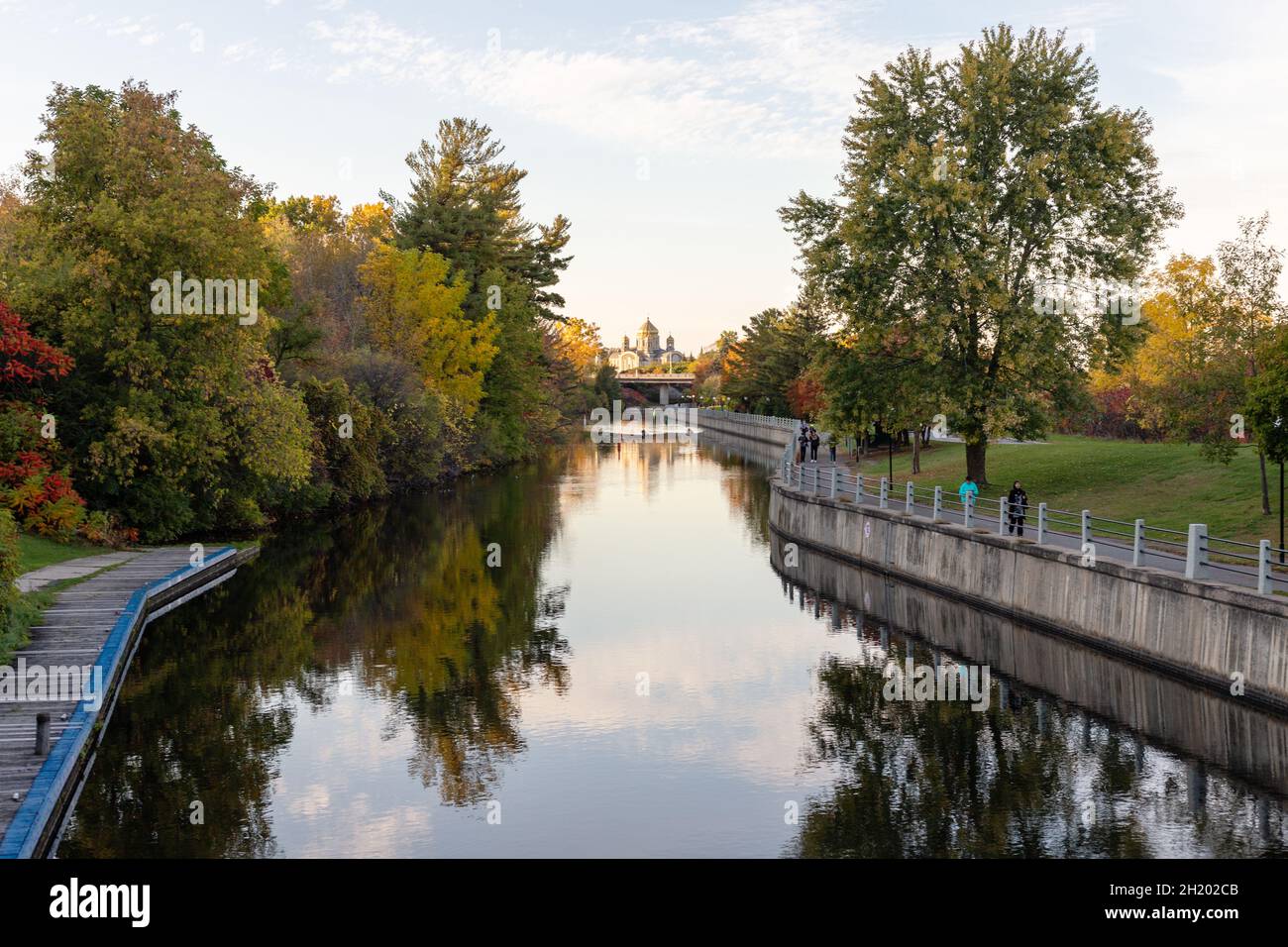 Ottawa, Canada - October 11, 2021: Rideau Canal, Hog's Back Locks in ...