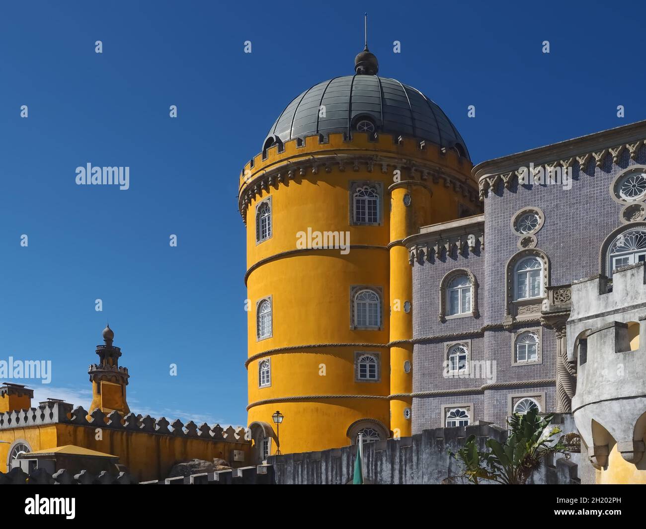 Colorful Pena palace in Sintra in Portugal Stock Photo - Alamy