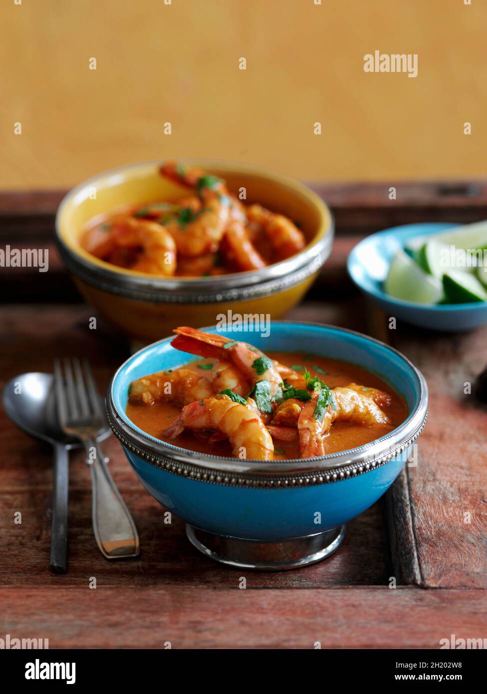 Indian prawn curry Stock Photo - Alamy