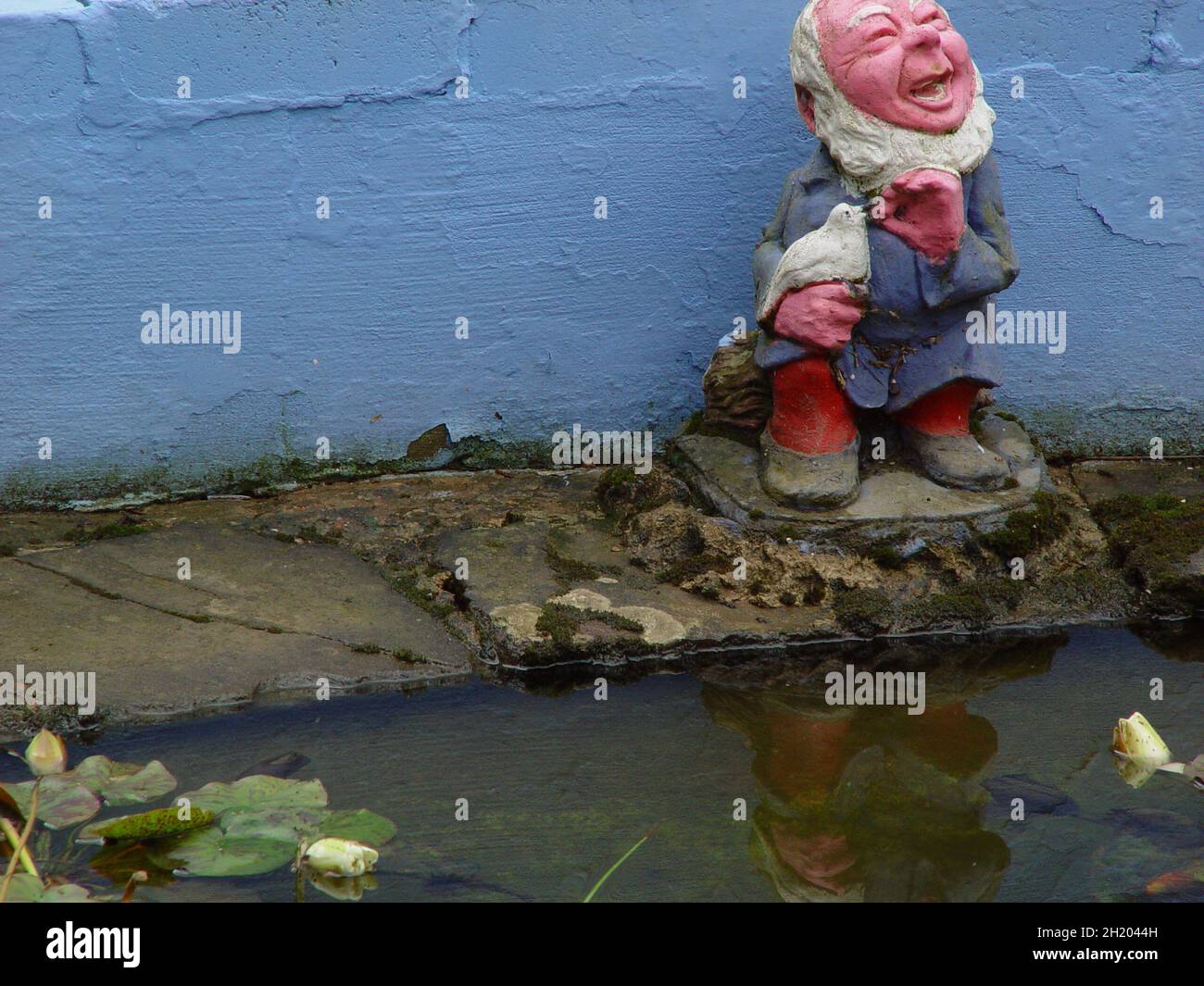 A faded theme park on the edge of the River Wye. Tacky broken concrete ...