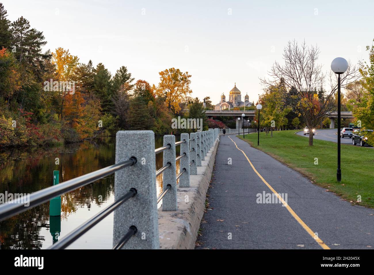 Ottawa, Canada - October 11, 2021: Rideau Canal, Hog's Back Locks ...