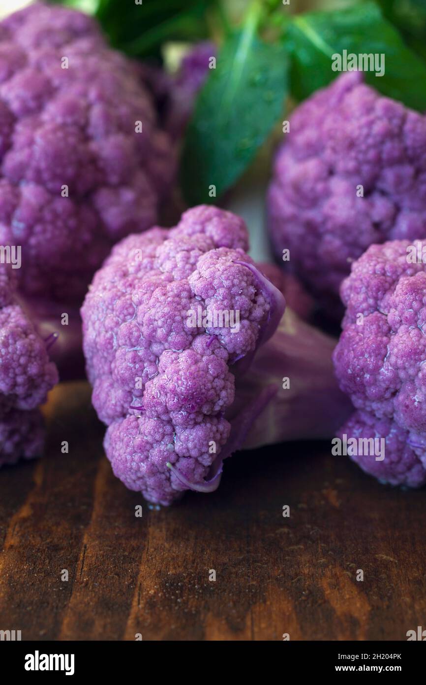 Multi colored cauliflower hi-res stock photography and images - Alamy