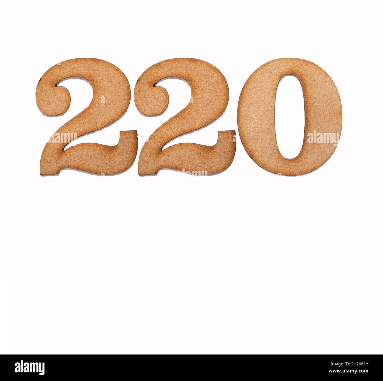 Number 220 Cut Out Stock Images & Pictures - Alamy