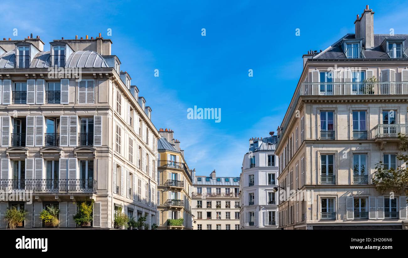 Paris, beautiful buildings Stock Photo - Alamy