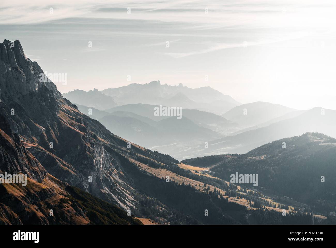 Amazing sunrise scenery in the mountains. Perfect for wallpaper and ...