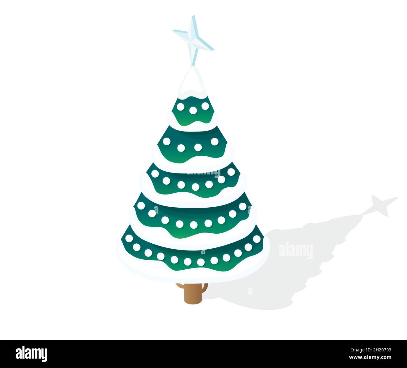 Snow icon christmas new Stock Vector Images - Alamy