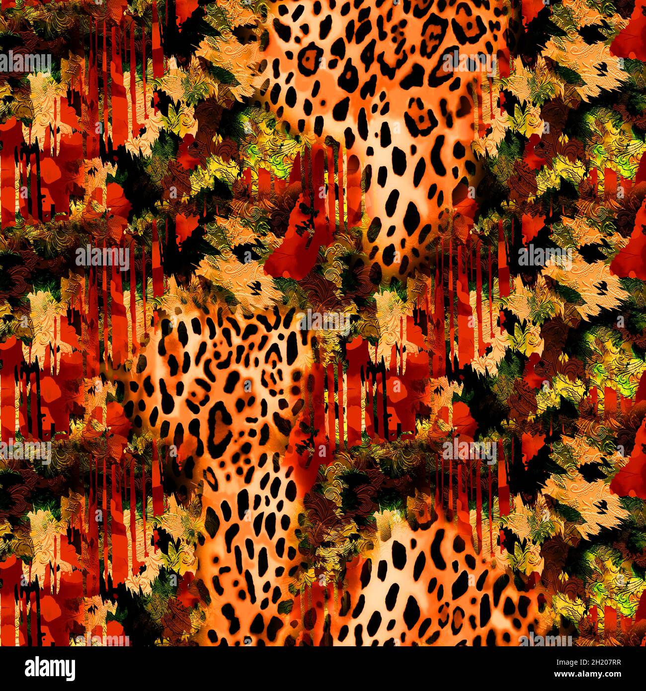 Print,African Animal Prints. Vintage Natural Pattern. Black Exotic ...