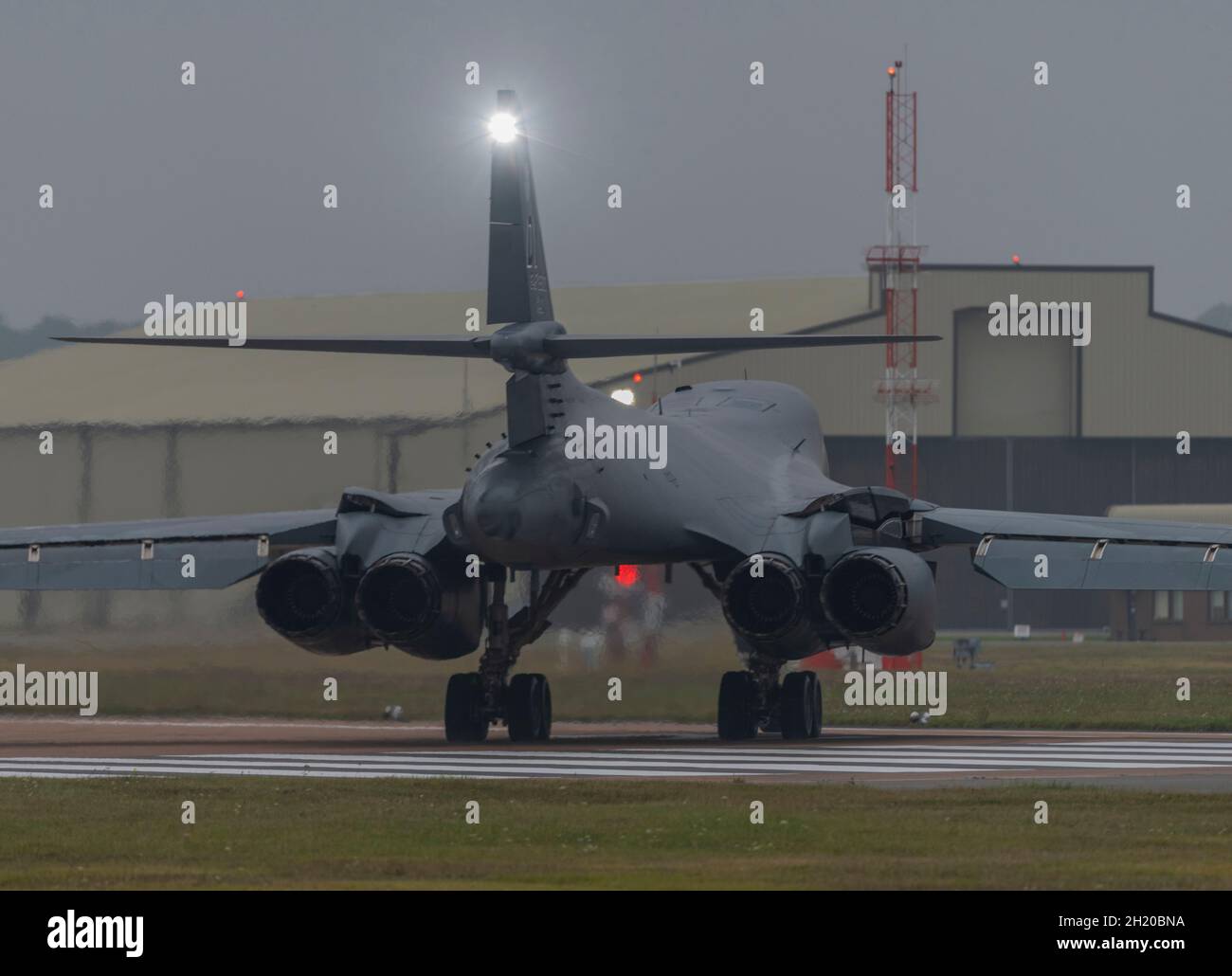 B1 Lancer Aircraft deployed from Dyess, AFB, to Fairford as part of ...