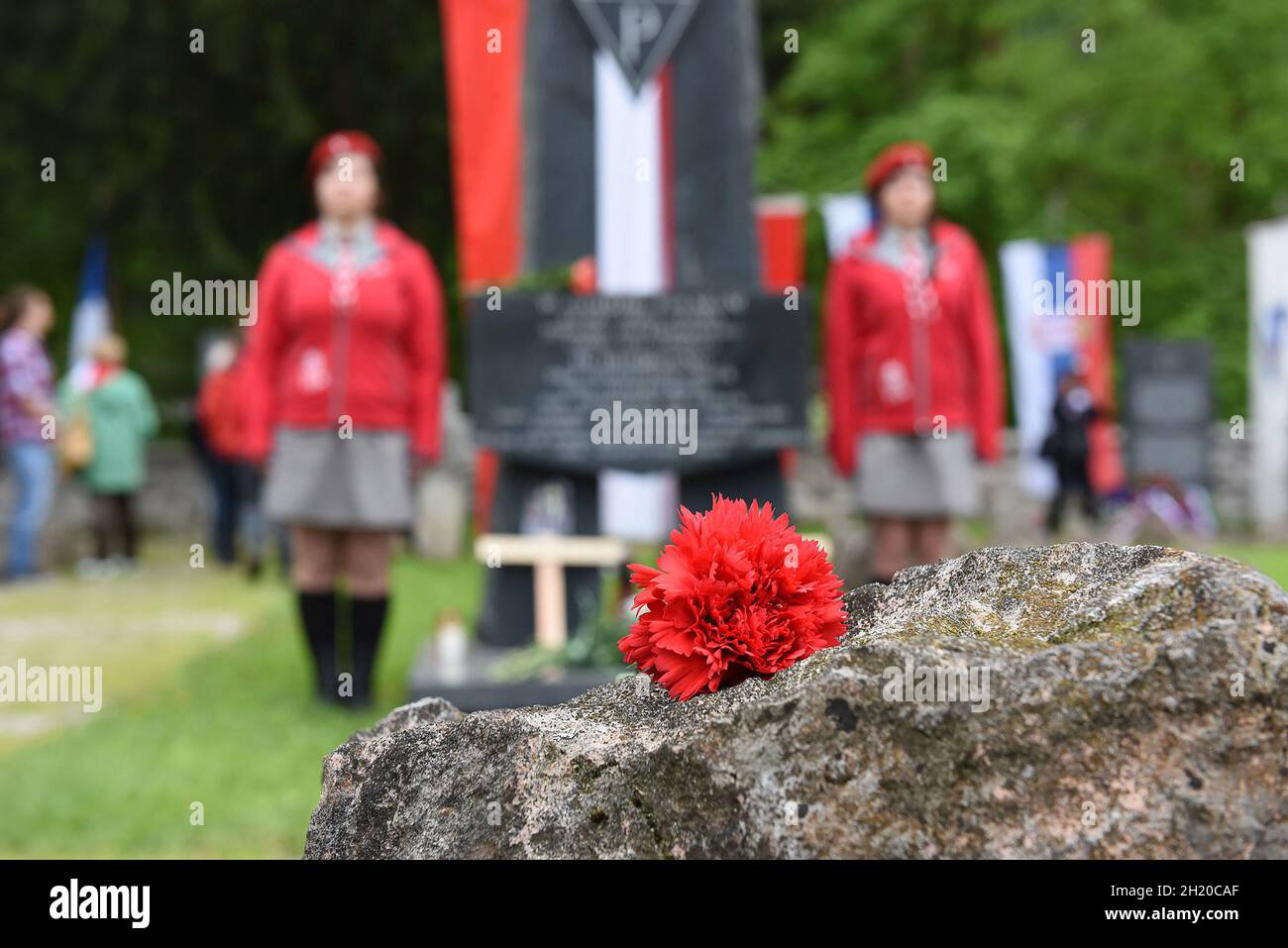 Das KZ Ebensee war ein Außenlager des Konzentrationslagers Mauthausen ...