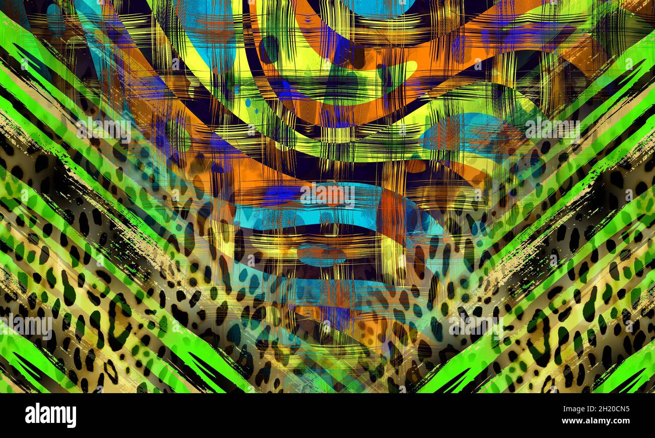 Print,African Animal Prints. Vintage Natural Pattern. Black Exotic ...