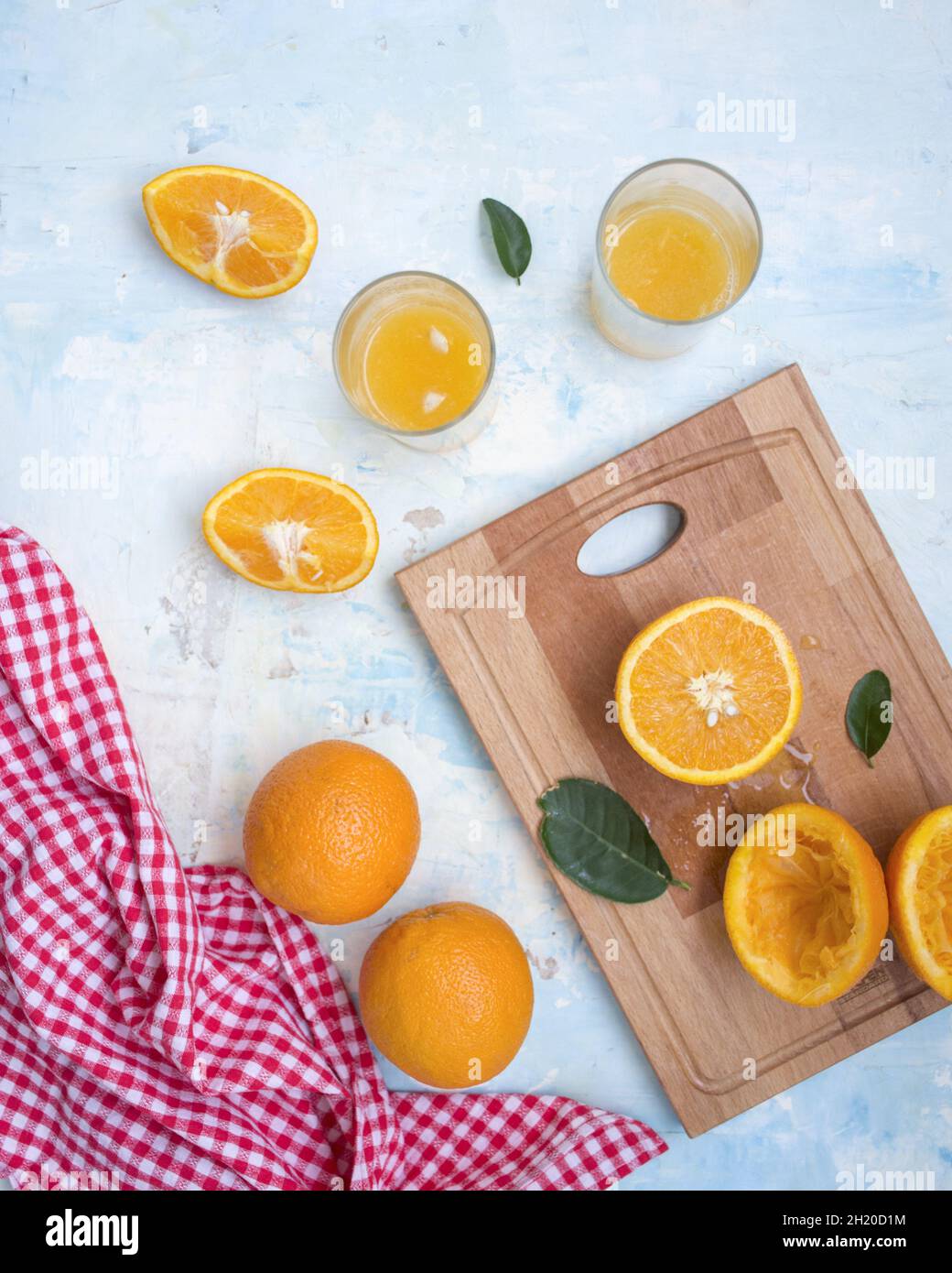 yummy fresh orange juice Stock Photo - Alamy