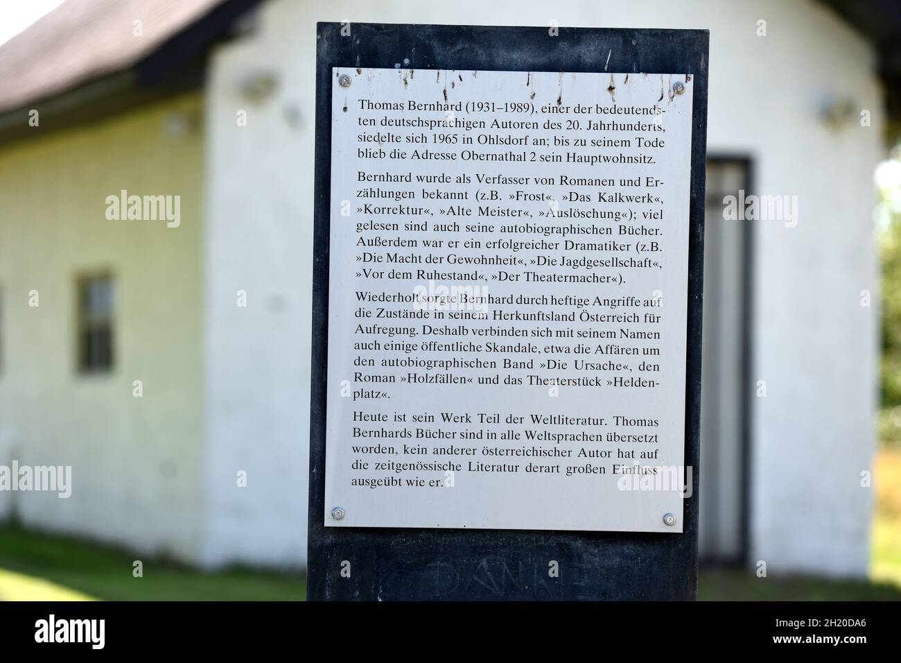 Thomas Bernhard House High Resolution Stock Photography and Images - Alamy