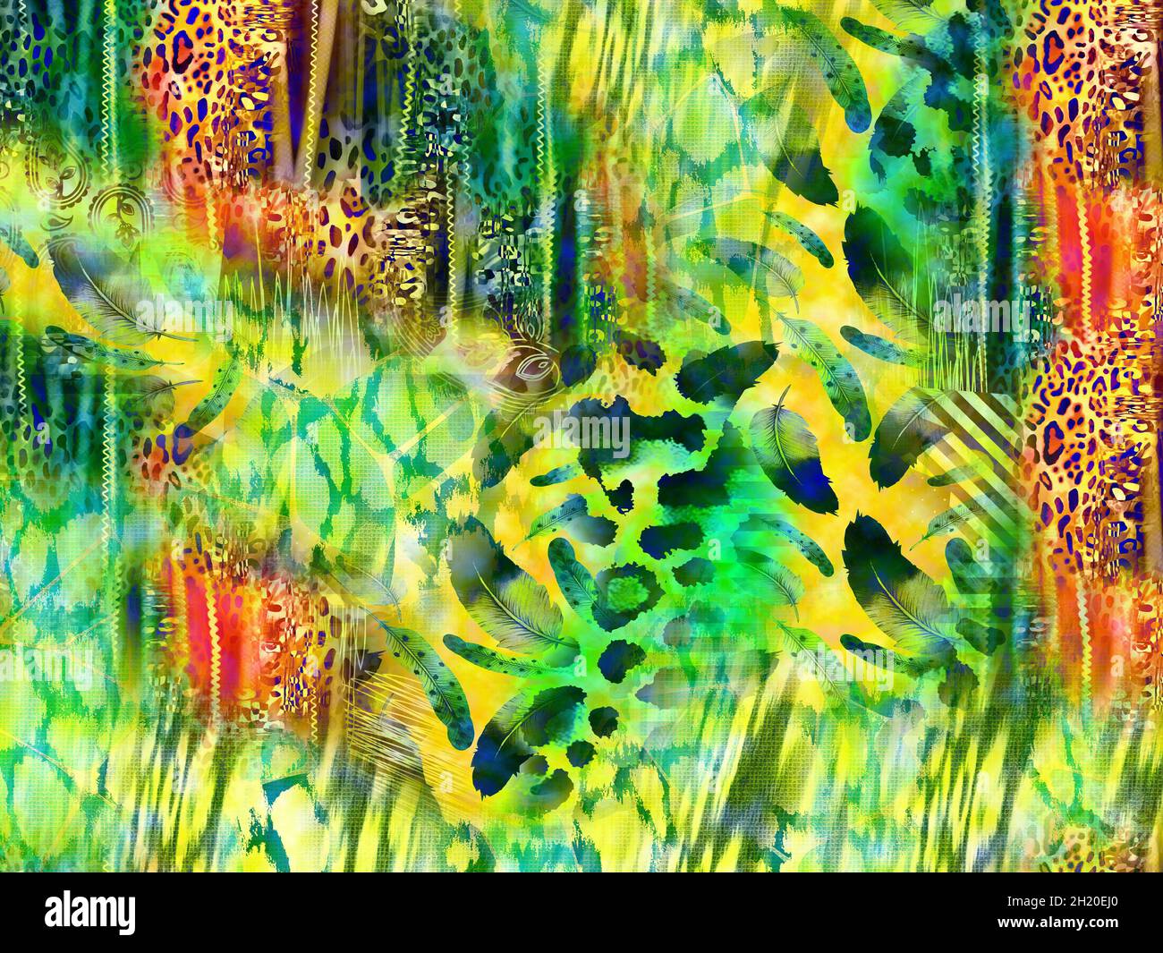 Print,African Animal Prints. Vintage Natural Pattern. Black Exotic ...