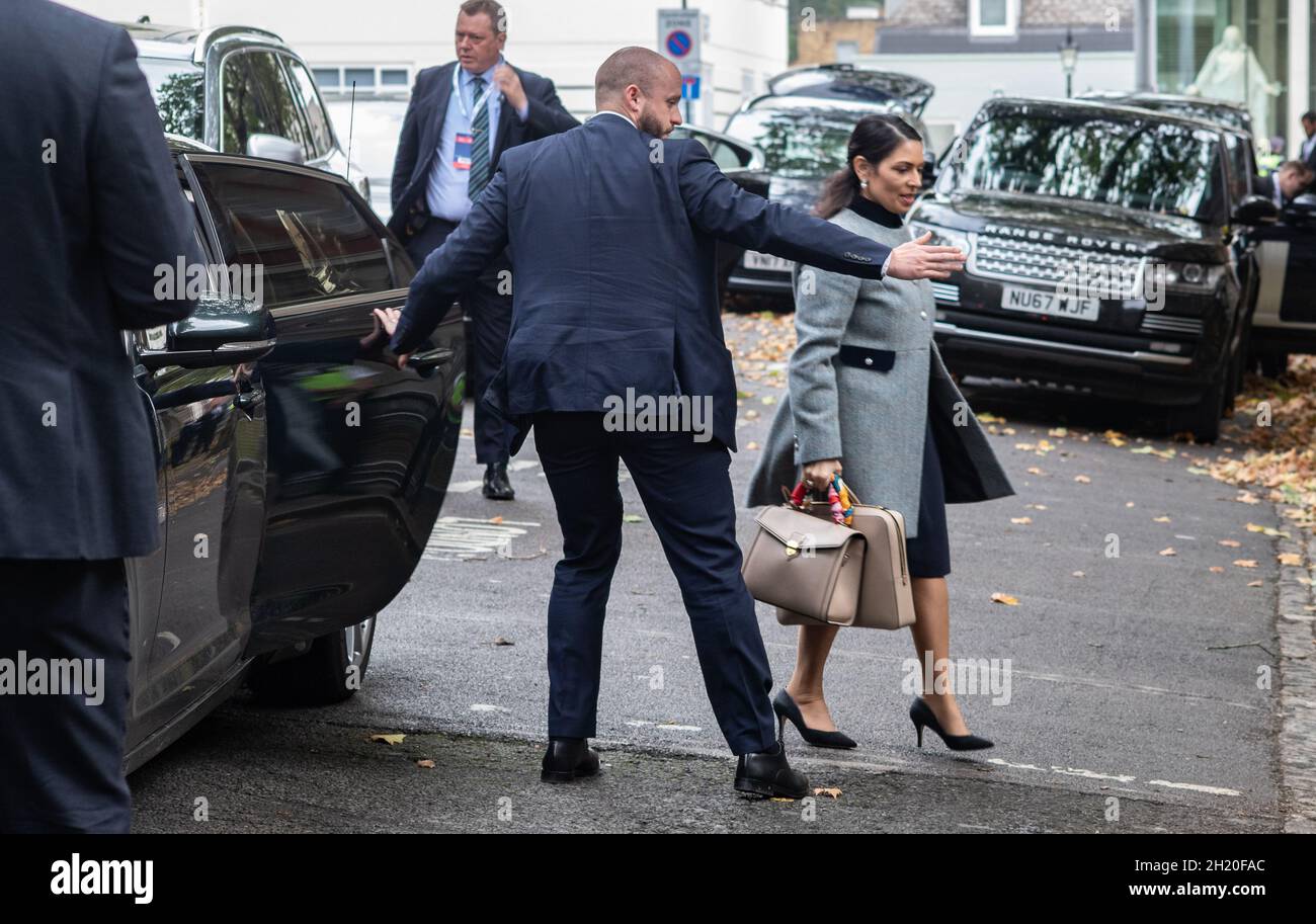 London, England, UK 19 October 2021 Bank bosses and government ...