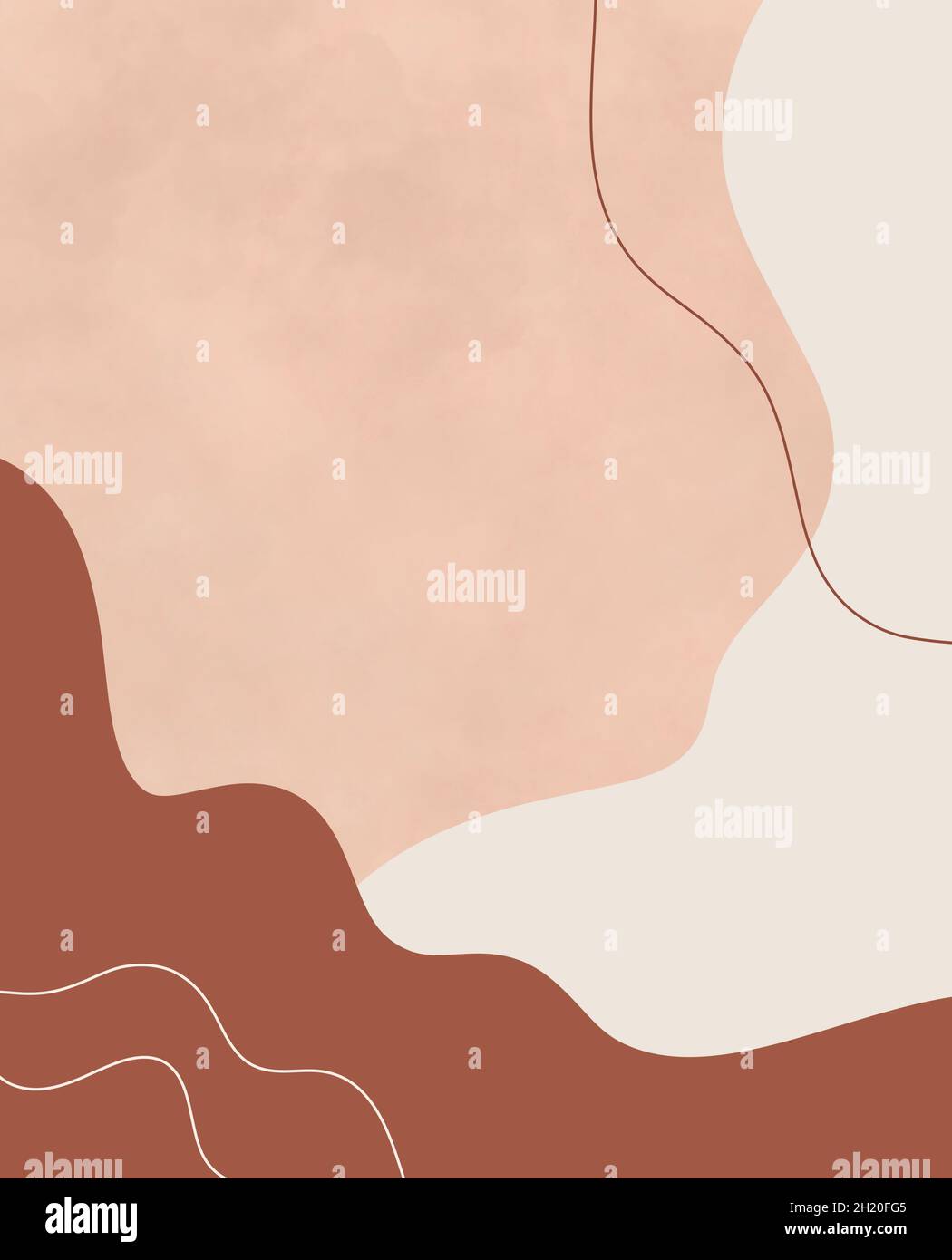 Vintage wedding style decoration. Rustic beige card wedding invitation ...